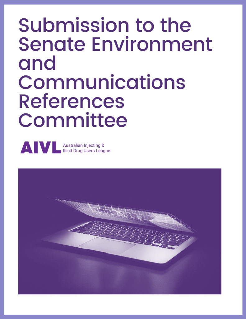 Online Safety Code May Block Harm Reduction Info: AIVL Submission to ...